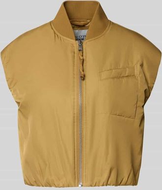 Marc O'Polo Denim Regular Fit Weste mit College-Kragen