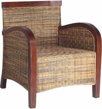 vidaXL Fauteuil Rotin tissé à la main Vidaxl