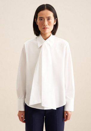 Seidensticker Schluppenbluse Schwarze Rose 1/1 Kragen Uni