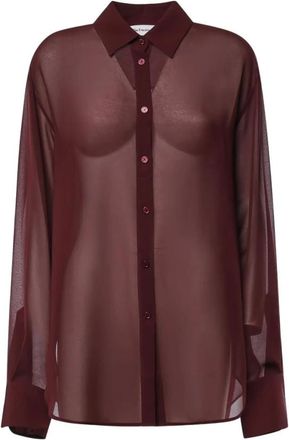 Frankie Shop Femme, Blouses et Chemises, Rouge, Taille: 40 FR THE Frankie Shop Chemises