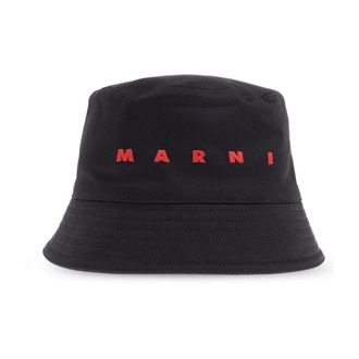 Marni Logo Bucket Hat II - - Accessories - Herren - Schwarzk - S