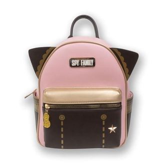 Bioworld Spy x Family Anime Anya Mini sac &agrave; dos en PU avec cornes Rose, rose, taille unique