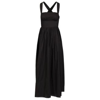 Matteau Midi-Kleid mit Racerback - - Dresses - Damen - Schwarzk - M
