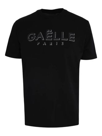 Gaëlle Paris t-shirt à logo imprimé - Noir