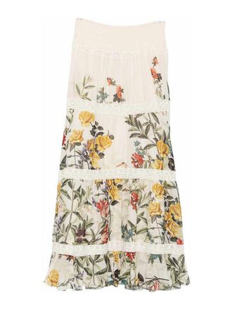Alice & Olivia Jupe Longue - Beige Clair