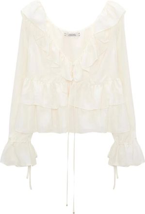 Dorothee Schumacher Femme, Blouses et Chemises, Blanc, Taille: 36 FR Playful Volumes Blouse