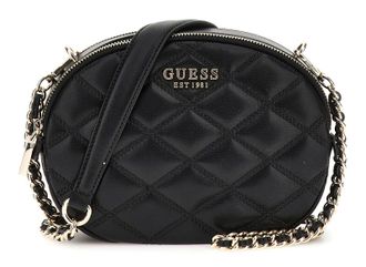Guess Tamsin Double Zip Crossbody Bag Black