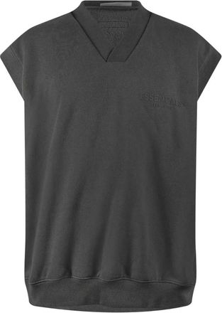 Fear of God Homme, Sweatshirts et sweats &agrave; capuche, Noir, Taille: M V Neck SweaT-shirt Vest