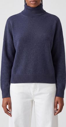 Brunello Cucinelli Lang&auml;rmeliger Rollkragenpullover aus 100 % Kaschmir von mit Rippb&uuml;ndchen