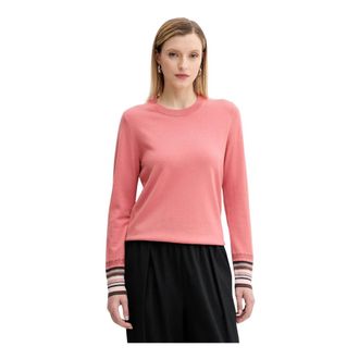 Paul Smith Gestreifter Manschettenpullover - - Knitwear - Damen - Orange - L