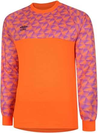 Umbro Flux Torwarttrikot f&uuml;r Herren Lang&auml;rmlig (Leuchtend Orange/Purpur Kaktus)