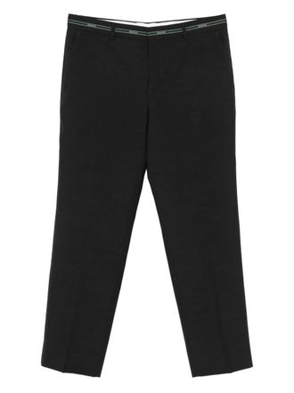 Gucci logo-waistband trousers - Grau