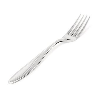 Alessi Sg38/2 Mami Fourchette de Table en Acier Inoxydable 18/10 Brillant, Set de 6 Pi&egrave;ces, Argent&eacute;