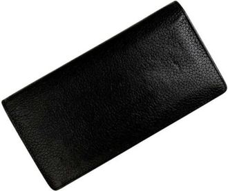 Louis Vuitton unisex, Pre-owned, Noir, Taille: ONE Size Portefeuille en cuir Pre-owned