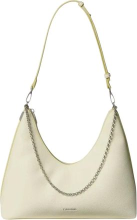 Calvin Klein Sac bandouli&egrave;re Emblem Pebble - Femme - Sacs - Vert - Taille: ONE Size
