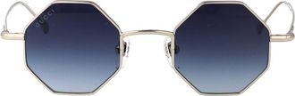 Gucci Lunettes De Soleil - Argent