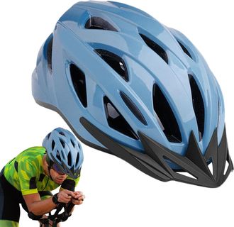 Generic Fahrradhelm, leichter Fahrradhelm, verstellbarer Helm mit Kinnriemen und Bel&uuml;ftung, Zubeh&ouml;r f&uuml;r Mountainbike, Pendeln, Outdoor, f&uuml;r M&auml;nner und Frauen