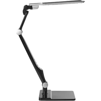 Beliani Lampe de Bureau LED avec Bras R&eacute;glable et Pivotant Variateur Modes CCT Noire Pegasi