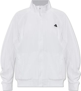 adidas Femme, Sweatshirts et sweats &agrave; capuche, Blanc, Taille: 36 FR Veste de surv&ecirc;tement de tennis