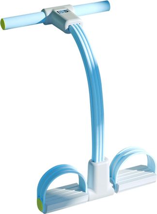 Generico Elastisches Widerstandsband, 6-Tube, Yoga-&Uuml;bungspedalriemen, elastisch, vielseitig, Bodybuilding-Expanders, Fitness-Trainingswerkzeuge mit LED-Monitor