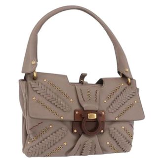 Ferragamo Sac port&eacute; &eacute;paule Pre-owned - Femme - Pre-owned - Brun - Taille: ONE Size