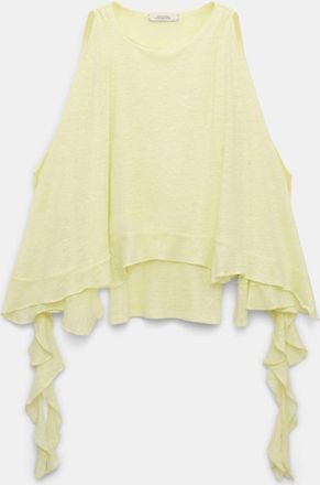 Dorothee Schumacher Top aus Hanf mit Volants