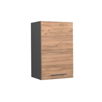 Vicco Hängeschrank Fame-Line, hängender Küchenschrank, Goldkraft Eiche/Anthrazit, 45 cm