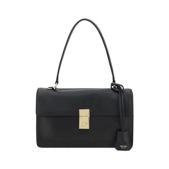 Prada Moderne geometrische Schultertasche - - Bags - Damen - Schwarzk - ONE SIZE