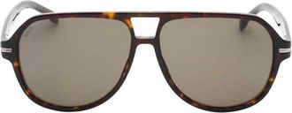 HUGO BOSS Havana Sonnenbrille f&uuml;r Herren (Braun/Grau)