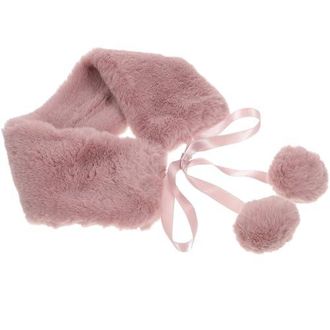 Kesyoo &Eacute;charpe en peluche chaude pour femme &Eacute;charpe de cou dhiver rose fonc&eacute; et l&eacute;g&egrave;re, adapt&eacute;e pour les voyages et une utilisation d&eacute;contract&eacute;e