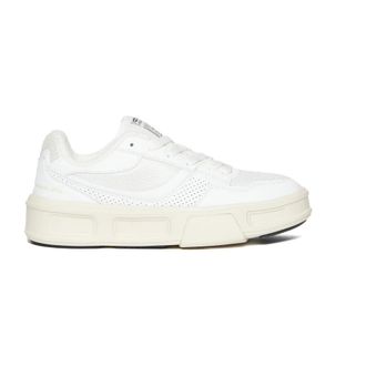 Fessura Wei&szlig;e Leder- und Stoffturnschuhe - - Shoes - Damen - Wei&szlig; - 43 EU