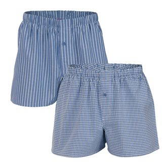 Living Crafts Boxer-Shorts, 2er-Pack XL, Denim Blue