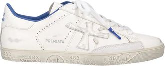 Premiata Homme, Chaussures, Blanc, Taille: 44 EU Steven Baskets