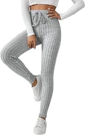 Generic Pantalon thermique 2025 pour femme - Taille haute - Pantalon de fitness et de yoga - Legging moulant - Taille haute - Fente fendue - Legging extensibl