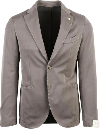 L.B.M. 1911 L.b.m. 1911, Homme, Vestes, Beige, Taille: 2XL Giacca Stondata