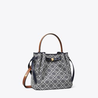 Tory Burch Romy Bucket Bag mit T-Monogramm