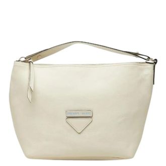 Prada Pre-owned Leder Schultertasche - - Pre-owned - Damen - Wei&szlig; - ONE SIZE