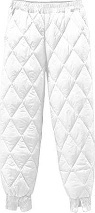 Onsoyours Pantalon Ski Femme Hiver Pantalon Randonn&eacute;e Chaud Softshell Doubl&eacute; Polaire Pantalon de Sport Jogging Randonn&eacute;e Blanc XL