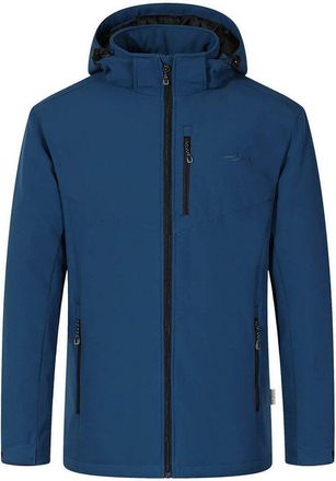 Blue Wave Softshelljacke Herren Jacke Marlon mit leichter Wattierung und abnehmbarer Kapuze