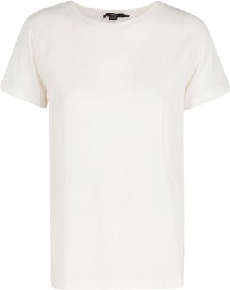Seventy Femme, Tops, Blanc, Taille: 40 FR T-Shirt Col Rond
