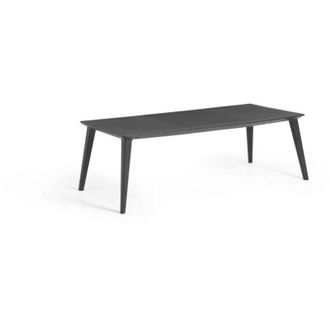 Keter Table &agrave; manger de jardin Lima en r&eacute;sine 240cm - Graphite - KETER