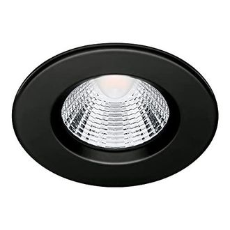 Philips Spot LED PHILIPS Dive à intensité variable blanc chaud 2700K 5,5W IP65, pour éclairage de salle de bain et cuisine, noir