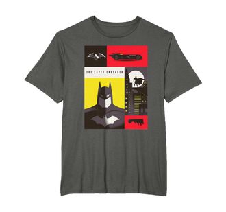 Batman WB 100: Batman The Caped Crusader Icons Poster T-Shirt