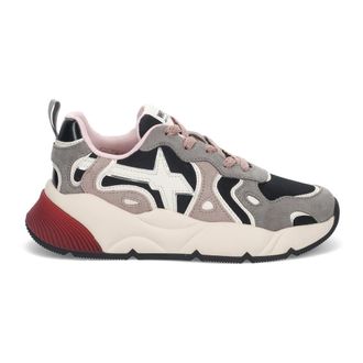 W6YZ Bunte Sneakers mit Wildleder und technischem Stoff - - Shoes - Damen - Mehrfarbig - 41 EU
