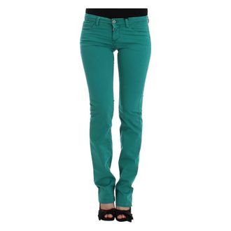 Costume National Gr&uuml;ne Straight Leg Jeans Eleganter Stil - - Trousers - Damen - Gr&uuml;n - W26