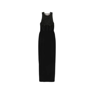 Elisabetta Franchi Red Carpet Dress - - Dresses - Damen - Schwarzk - XL