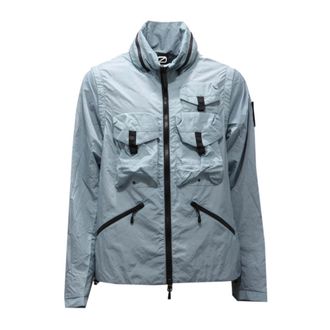 Outhere Sky Jacket Multitasche Giubbotto con Maniche Staccabili - - Jackets - Herren - Blau - XL