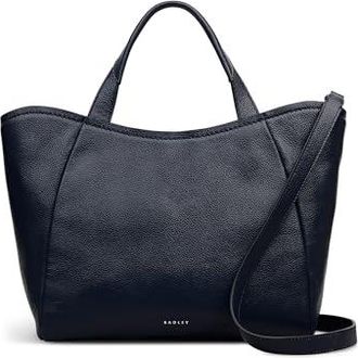 Radley London London Muswell Lane Poign&eacute;e sup&eacute;rieure zipp&eacute;e en cuir pour femme Taille M, encre, Medium (38cm W x 12cm L x 24cm H)