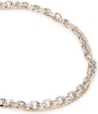 Justine Clenquet Collier double cha&icirc;ne Dana