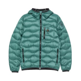 Blauer Daunenjacke - - Jackets - Herren - Gr&uuml;n - M